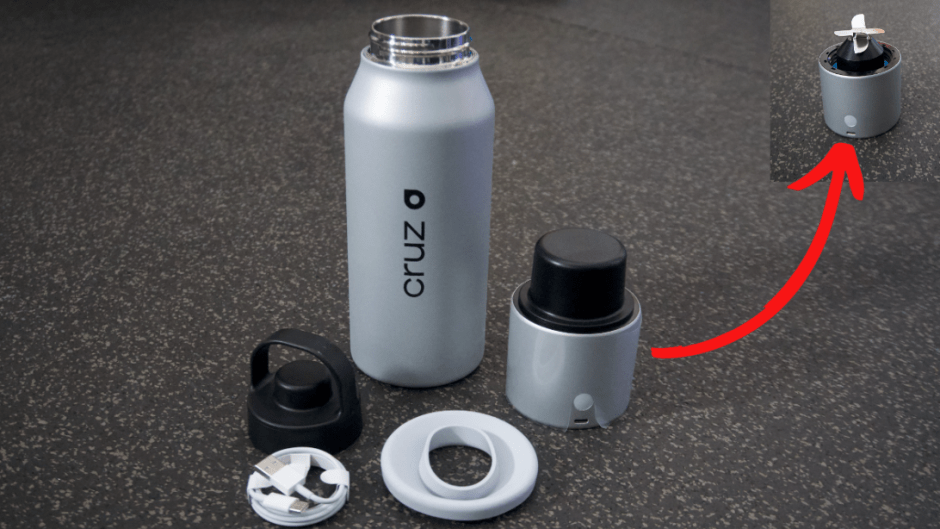 The Cruz 'BlenderCap' Creates Fresh Drinks From Anywhere | Cruz