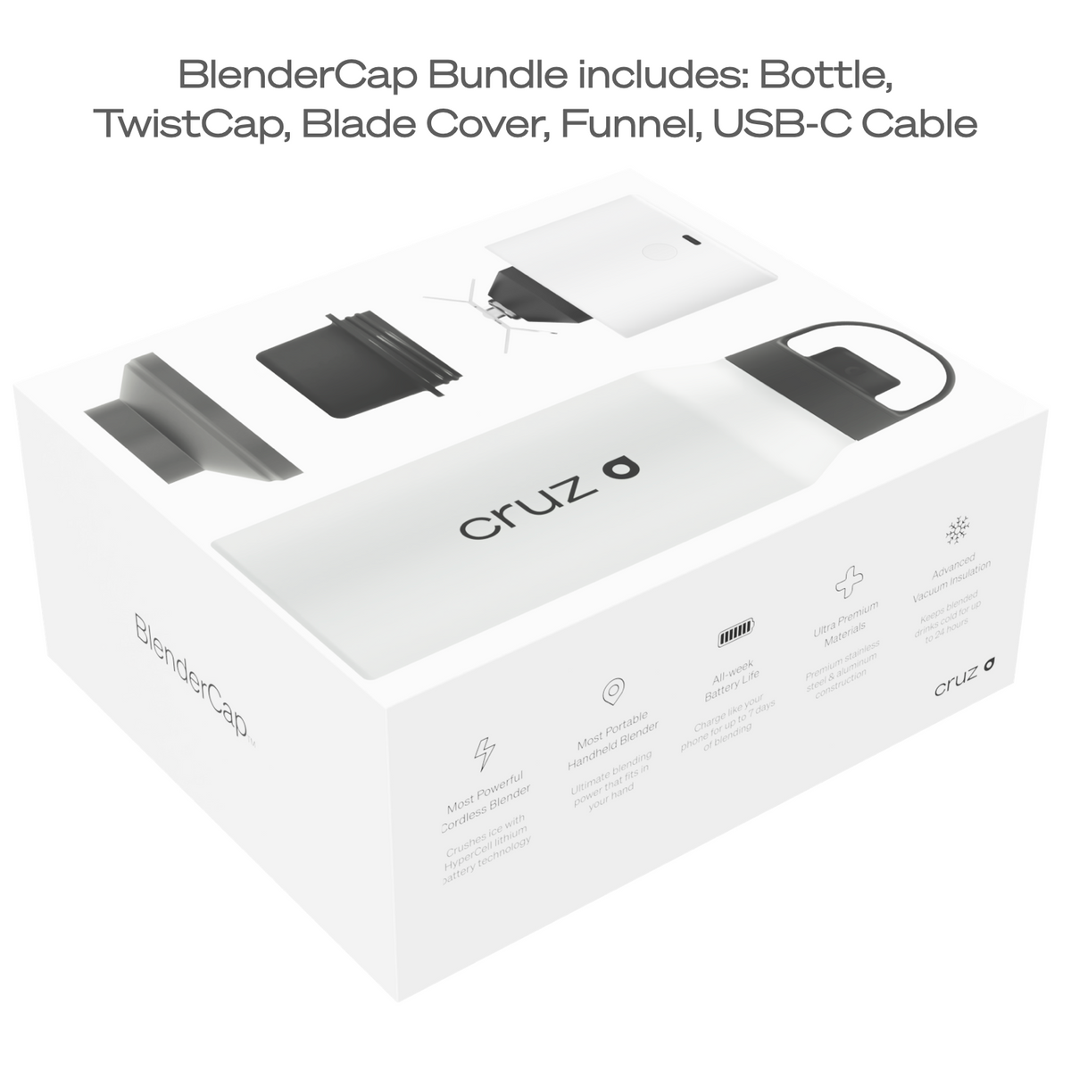 BlenderCap - Premium Cordless Blender | Cruz